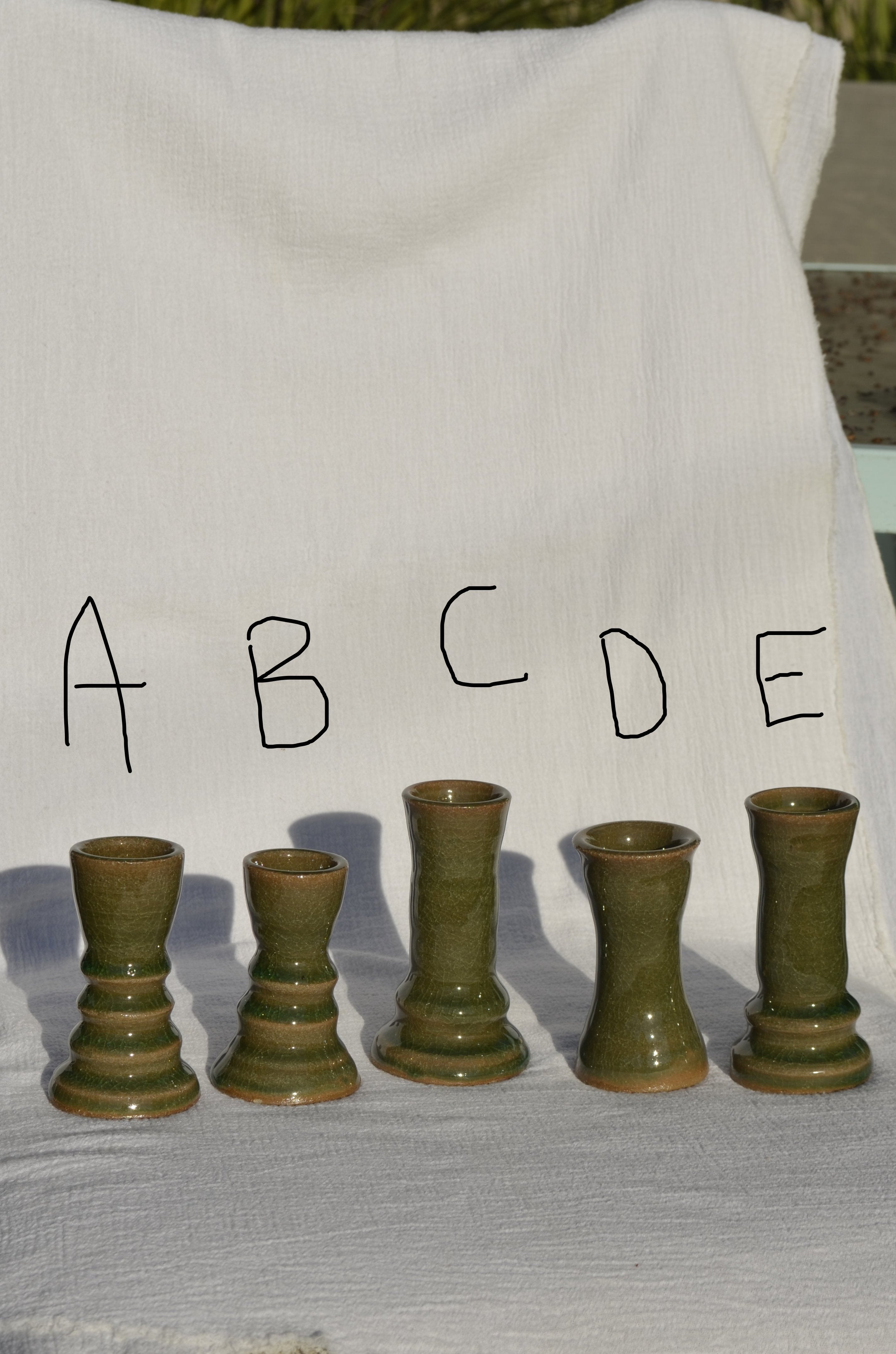 Seaweed Candlesticks – Alissa Rothman Ceramics